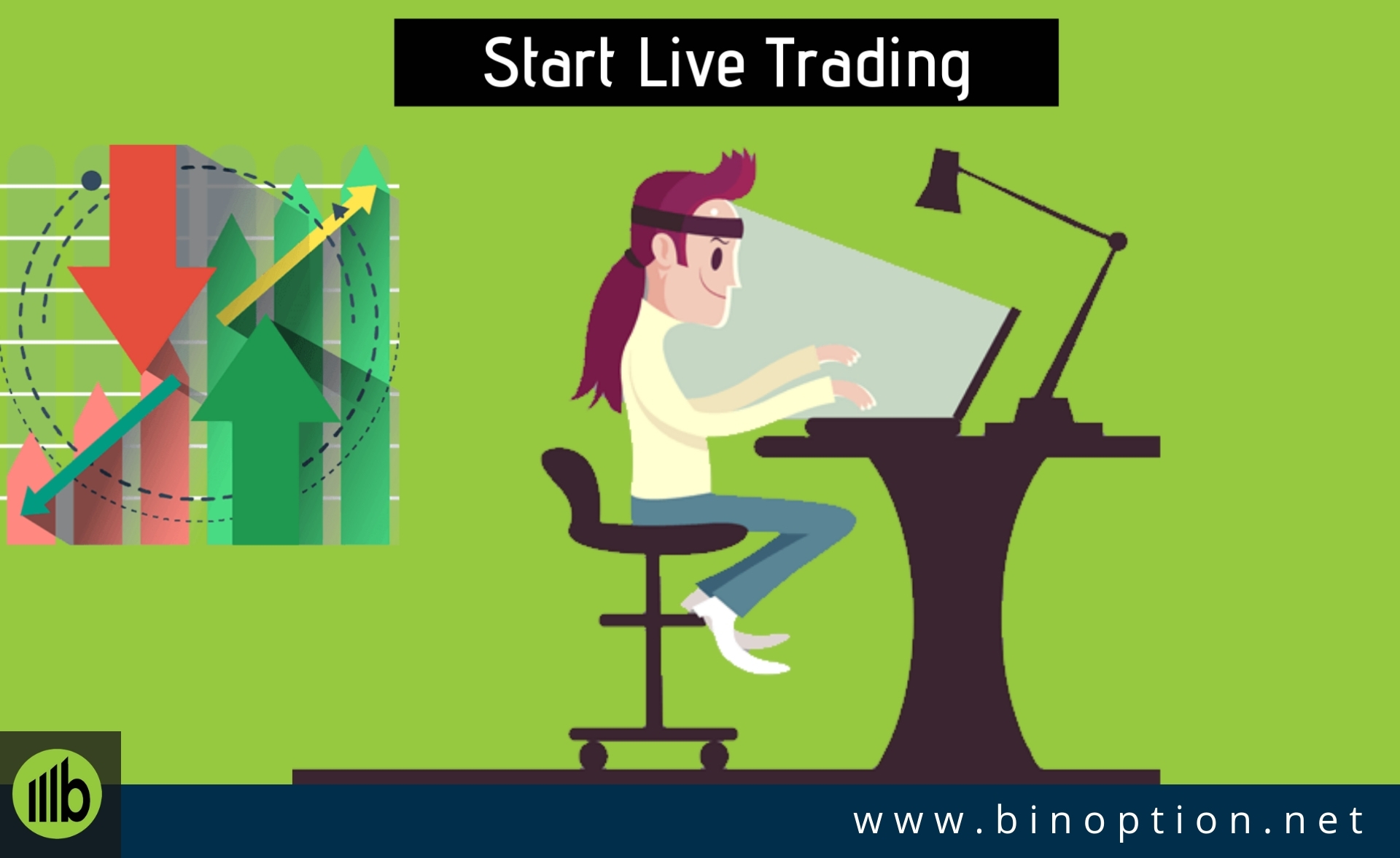 Make an initial deposit and start live trading: