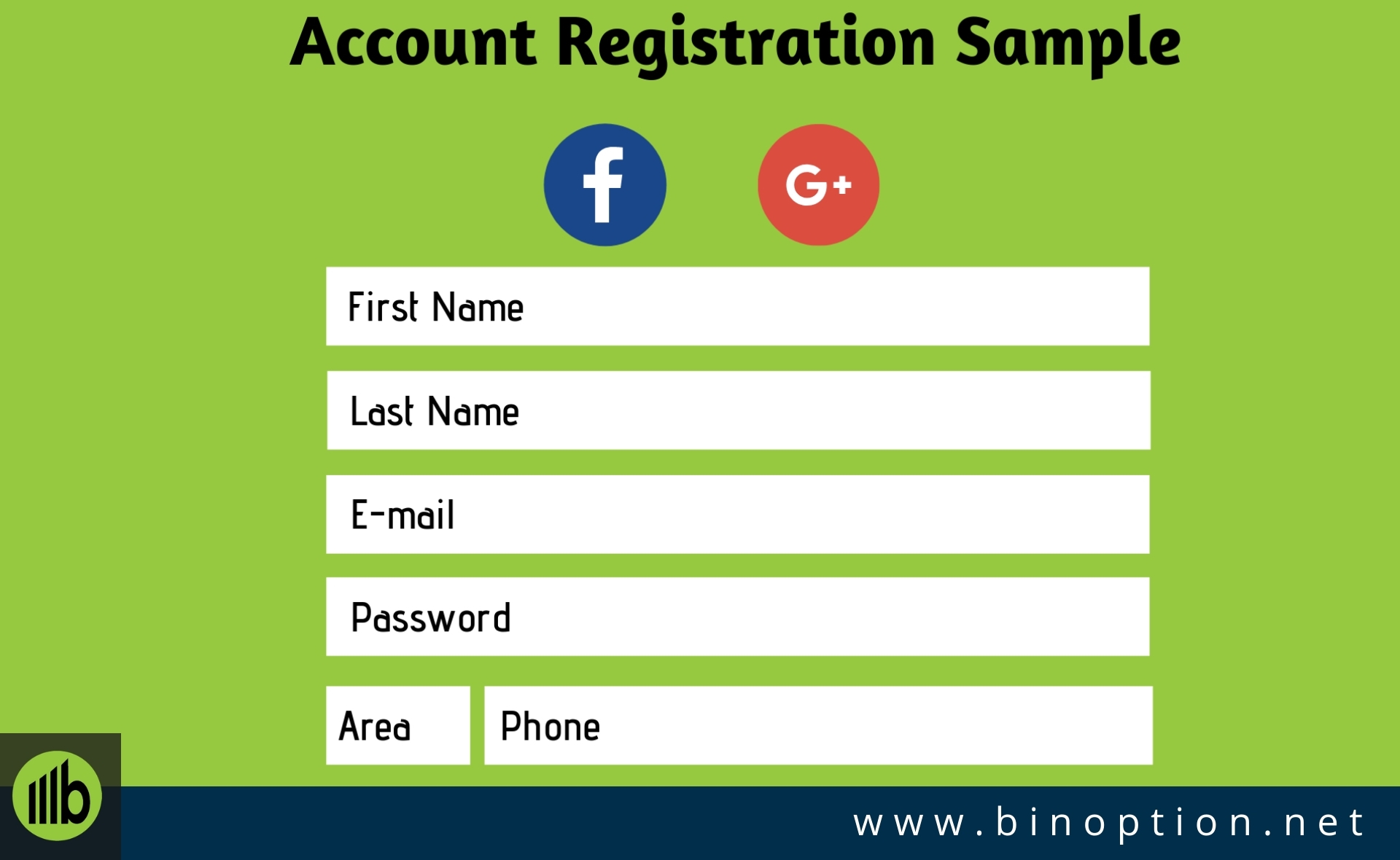 Register an account with your broker: